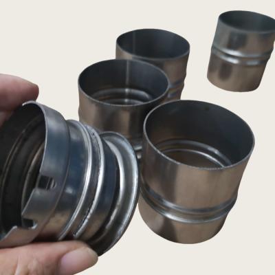 China Custom Deep Drawn Metal Cylindrical Shells | Precision Stamped Steel Cups & Sleeves for sale