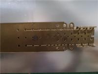 China Precision Progressive Die Stamping Phosphor Bronze Electric Socket Terminal Stamping Parts for sale