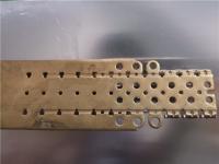China Precision Progressive Die Stamping Phosphor Bronze Electric Socket Terminal Stamping Parts for sale