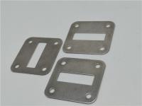China 304 Stainless Steel Metal Stamping Parts Four Hole Washer 25 Ton Press Force for sale