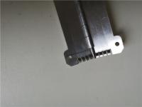 China Precise Bright Less Burrs OEM Metal Stamping Parts Aluminum Hinge For Choral Music Book for sale