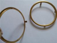 China Progressive Die And Stamping Round Brass Circle Ring Parts For Internal Linking Power End for sale
