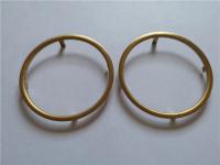 China Progressive Die And Stamping Round Brass Circle Ring Parts For Internal Linking Power End for sale