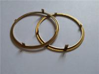 China Progressive Die And Stamping Round Brass Circle Ring Parts For Internal Linking Power End for sale