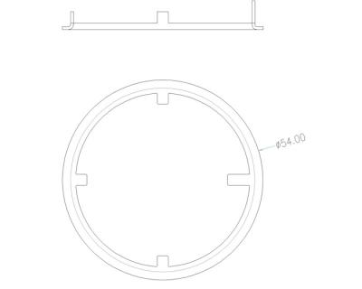 China Progressive Die And Stamping Round Brass Circle Ring Parts For Internal Linking Power End for sale