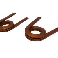 China Custom Flat Planar Coil Inductor | Hollow Air-Core | Oxygen-Free Copper | High-Frequency 7-Turn Leaded Inductor | RoHS Compliant for sale