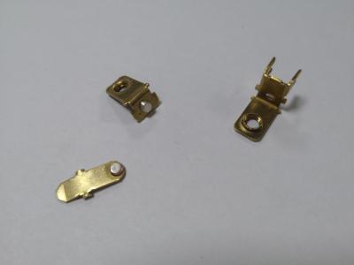 China Corrosion Resistant Brass Stamped Components Precision Metal Fabrication Durable Electrical Connector Parts Custom Made for sale