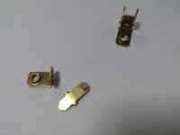 China Corrosion Resistant Brass Stamped Components Precision Metal Fabrication Durable Electrical Connector Parts Custom Made for sale
