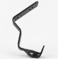 China Custom Heavy-Duty Steel Brackets with Black Powder Coating for Industrial Support for sale