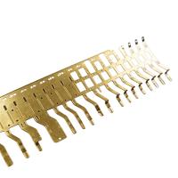 China Progressive Die Stamping Strip Copper Contacts for Electrical Connectors OEM for sale