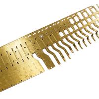 China Progressive Die Stamping Strip Copper Contacts for Electrical Connectors OEM for sale