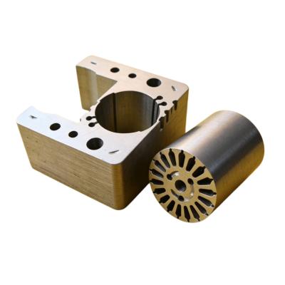 China High Permeability Motor Stator and Rotor Stack Silicon Steel Laminations with ±0.01 mm Tolerance and Customizable Thickness for EV Motors for sale