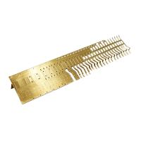 China High-Speed Precision Metal Stamping Copper Terminal with ±0.01mm to ±0.03mm Dimensional Tolerance for sale
