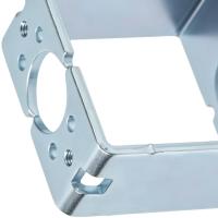 China Heavy-duty Square Motor Mounting Bracket with Corrosion-resistant Surface and Precision Laser Cutting for sale