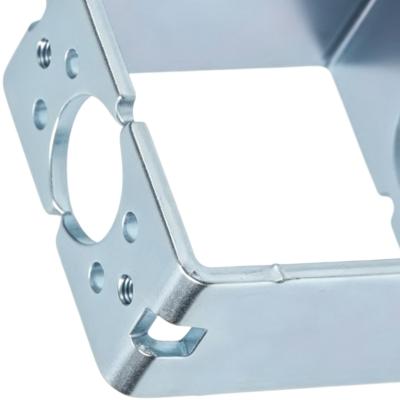 China Heavy-duty Square Motor Mounting Bracket with Corrosion-resistant Surface and Precision Laser Cutting for sale