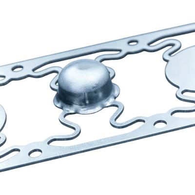 China 0.2-3.0mm Progressive Die Deep Drawing Strip with Custom Dimensions and 5-10 Million Strokes Service Life for sale