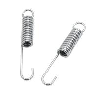 China Custom OEM SUS304 Stainless Steel Extension Spring with Long Hook Design for Industrial Applications for sale