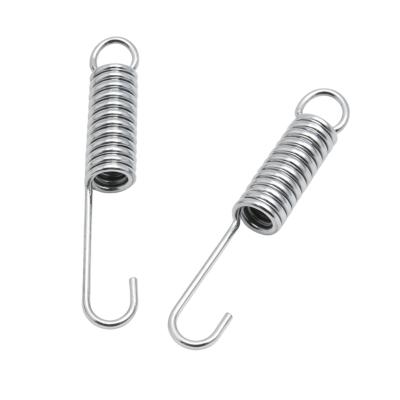 China Custom OEM SUS304 Stainless Steel Extension Spring with Long Hook Design for Industrial Applications for sale
