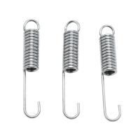 China Custom OEM SUS304 Stainless Steel Extension Spring with Long Hook Design for Industrial Applications for sale
