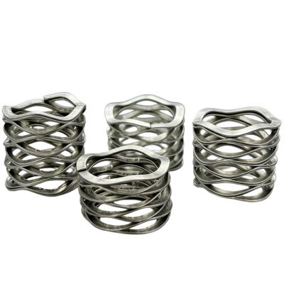 China Stainless Steel Crest-to-Crest Wave Spring with Compact Space-Saving Design and High Fatigue Resistance for sale
