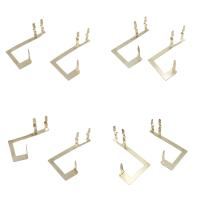 China 3D Formed Brass Contact Terminal with High Conductivity and Corrosion Resistant Surface Treatment for sale