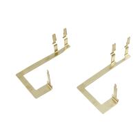 China 3D Formed Brass Contact Terminal with High Conductivity and Corrosion Resistant Surface Treatment for sale