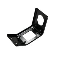 China Precision Stamped Ribbed Mounting Bracket in Cold Rolled Steel for Automotive and Industrial Applications for sale
