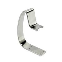 China Mirror Polished Stainless Steel Bent Support Bracket with OEM Custom Fabrication and Heavy-Duty Stamping for sale