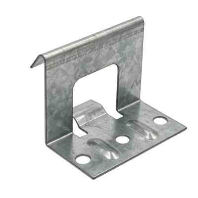 China Galvanized Steel Fixing Clip | Corrosion Resistant Solar Mounting Clip with Precision Stamped Design for sale
