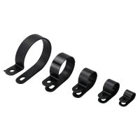 China SUS304 Stainless Steel R-Type Cable Clamp for Corrosion Resistant Precision Stamping Wire Management for sale