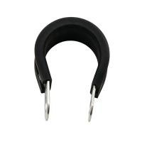 China EPDM Rubber Cushioned Cable Clamp with Stainless Steel Construction for Vibration Isolation for sale
