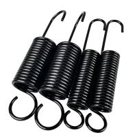 China Dual Hook Tension Spring SUS304 Stainless Steel Extension Spring with Precision CNC Manufacturing and Customizable Spring Force for sale