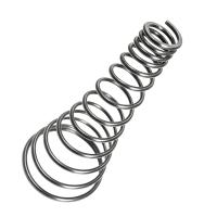 China SUS304 Stainless Steel Tapered Spring with Progressive Compression Characteristics and Space-Saving Structure for sale
