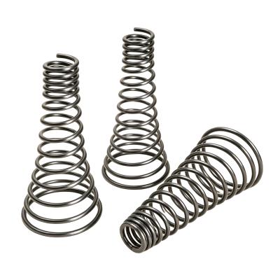 China SUS304 Stainless Steel Tapered Spring with Progressive Compression Characteristics and Space-Saving Structure for sale