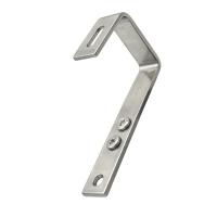 China SUS304 Stainless Steel Solar Roof Mounting Hook for Tile Roof PV with Precision CNC Machining for sale