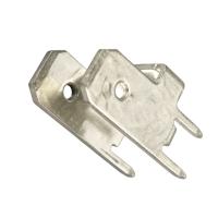 China Precision Brass PCB Solder Terminal with Tin Plated Surface and Progressive Die Stamping for Electronics for sale