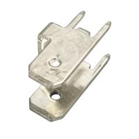 China Precision Brass PCB Solder Terminal with Tin Plated Surface and Progressive Die Stamping for Electronics for sale