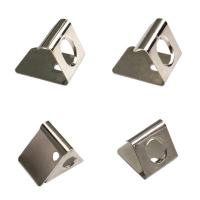 China Triangular Metal Stamping Bracket | Precision Steel Mounting Part with Corrosion Resistance, Customizable Design, and High Structural Strength for sale