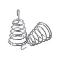 China 6 Coils Galvanized Steel Anti-Rust Tapered Compression Spring for Electronic Hardware for sale