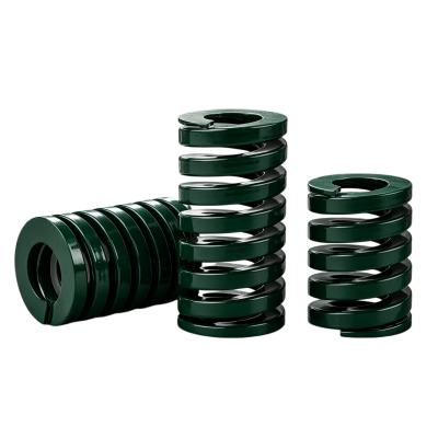 China Green Color Mold Compression Spring Heavy Duty Die Spring with High Fatigue Resistance and Heavy Load Capacity for sale
