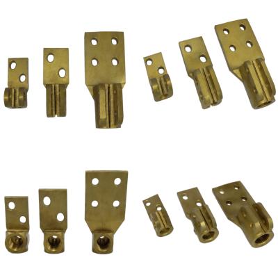 China Custom Brass Transformer Threaded Cable Lug with High Conductivity Brass Material and Precision Threaded Design for Corrosion Resistant Performance for sale