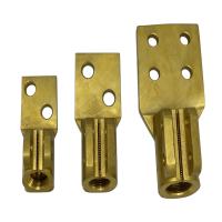 China Custom Brass Transformer Threaded Cable Lug with High Conductivity Brass Material and Precision Threaded Design for Corrosion Resistant Performance for sale