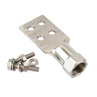 China Heavy Duty High Conductivity Copper Transformer Lug Connector with Threaded Connection and Protective Plated Surface for sale
