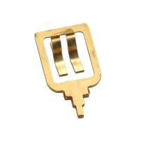 China Custom OEM Precision Stamped Electrical Spring Contact Terminal with Excellent Conductivity and Reliable Spring Force for sale