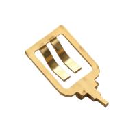 China Custom OEM Precision Stamped Electrical Spring Contact Terminal with Excellent Conductivity and Reliable Spring Force for sale