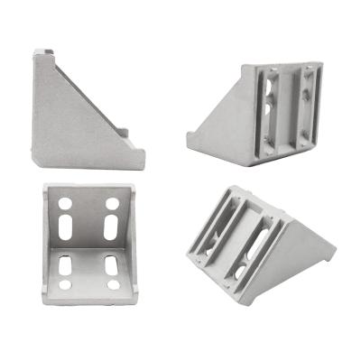 China Lightweight Aluminum Construction Cast Aluminum Corner Bracket with High Structural Stability and Excellent Corrosion Resistance for sale