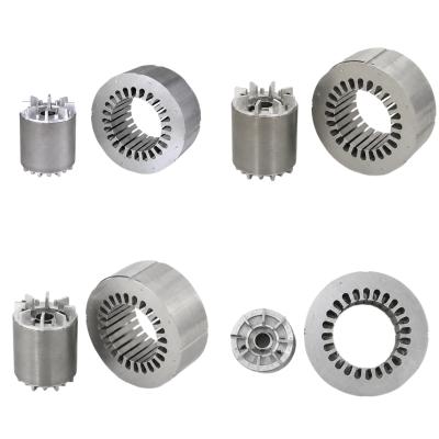 China Precision Stamped Electrical Steel AC Motor Stator and Die-Cast Aluminum Rotor Core Set for Custom OEM/ODM Applications for sale