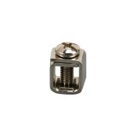 China Stainless Steel Terminal Block Clamp with Customizable Screw Size and Nickel Plated Surface for sale