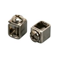 China Stainless Steel Terminal Block Clamp with Customizable Screw Size and Nickel Plated Surface for sale
