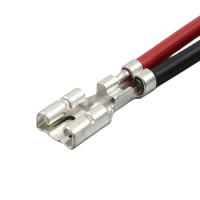 China Tinned Copper Double Wire Crimp Terminal with Dual Wire Connection and High Conductivity for Automotive Applications for sale